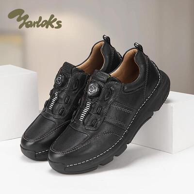 Yarloks/雅乐士男士商务休闲套脚皮鞋一脚蹬便捷懒人鞋 2412303