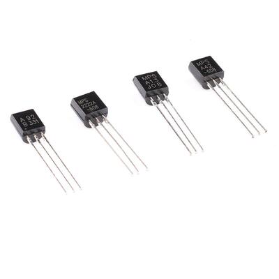 三极管MPS A13 A42 A92 2222a MPSA直插TO-92达林顿晶体NPN/PNP型