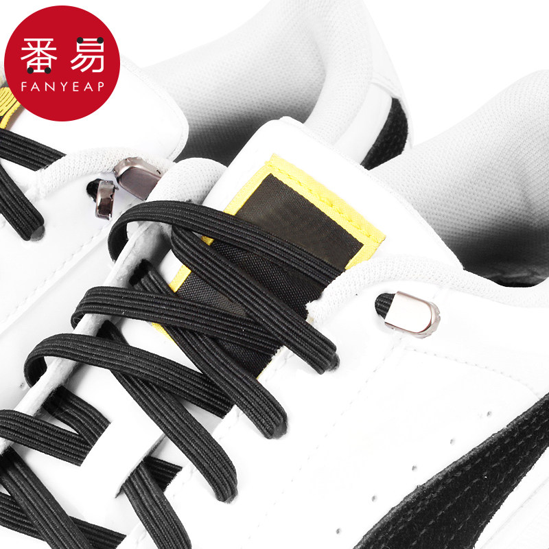 鞋带扣E1zdn001-免系鞋带扣按压夹扣一脚蹬免绑鞋带绳头扣鞋带扣