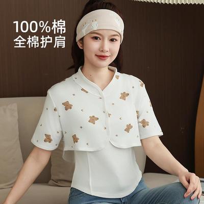 月子披肩夏天薄款晚上产妇