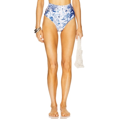 Agua Bendita ALICIA 比基尼泳裤 蓝色 y2k辣妹风REVOLVE小众新款