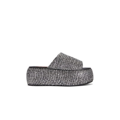 SIMONMILLER CLOUDY PLATFORM 凉鞋 金属银色 女款REVOLVE小众新