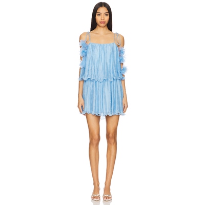 Line & Dot CHARA 连衣裙女 蓝色REVOLVE小众新款