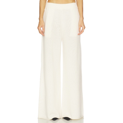 SRG长裤米白色慵懒风针织阔腿休闲裤REVOLVE