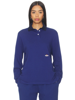 HOMMEgirls 马球衫 revolve小众新款 藏青色