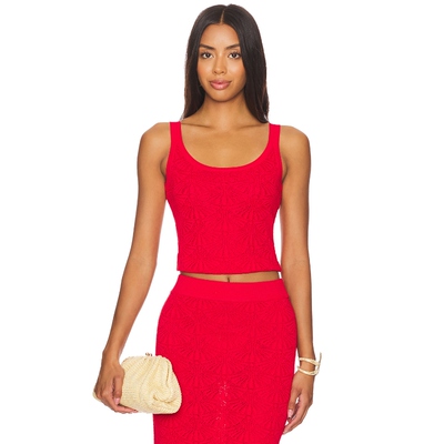 [春季新品]SNDYS JOSEFINA 上装红色辣妹风REVOLVE小众新款