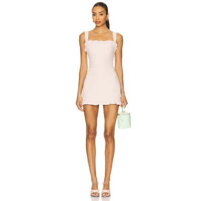 Amanda Uprichard 短裤式连衫裤 粉色美式休闲风REVOLVE