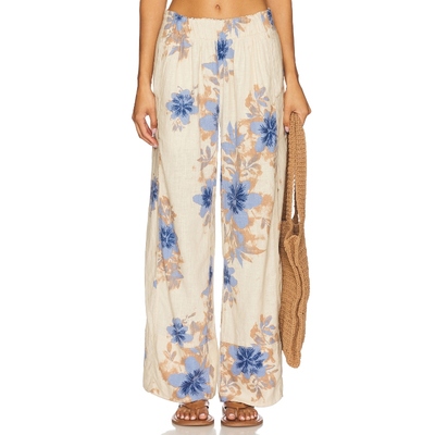 【海外直邮】Free People 阔腿裤亚麻长裤宽松舒适遛弯裤REVOLVE