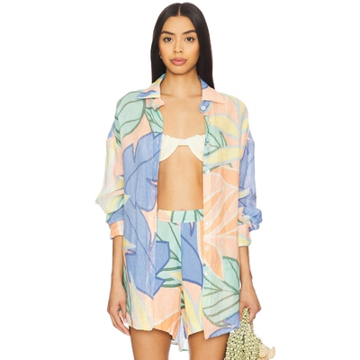 [春季新品]vitamin A PLAYA 衬衫 Blue,PeachREVOLVE小众新款