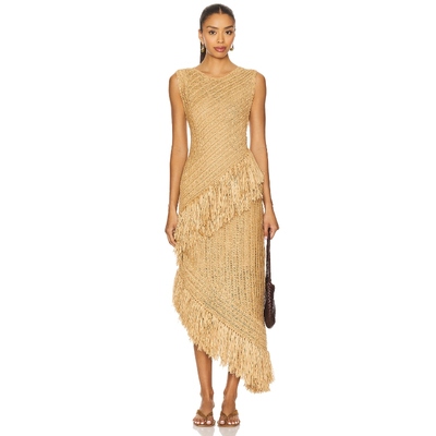 SIMONMILLER BEJA 裙子 棕色REVOLVE小众新款美国官网直邮进口