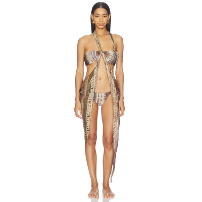 Jaded London BIKINI WITH SCARF OVERLAY 上装 26春夏新品 revol