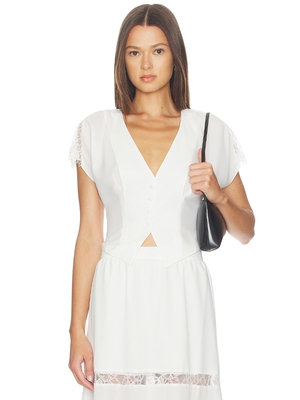 fleur du mal GEORGETTE FLOUNCE 上装 revolve小众新款