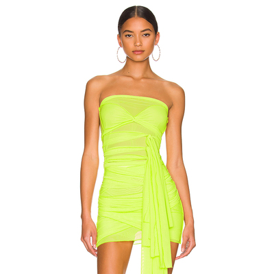 Kim Shui 性感气质修身抹胸上衣露肩褶皱设计感辣妹风上装REVOLVE