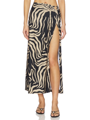 Johanna Ortiz PALMS NUEVO DESTINO 半身裙 revolve小众新款 棕