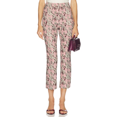 Veronica Beard ARTE 及踝长裤 棕色 美式休闲风REVOLVE小众新款