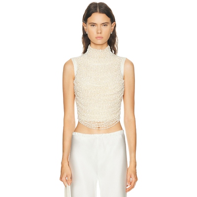 Cult Gaia TARAJI 上装 象牙白 性感REVOLVE小众新款