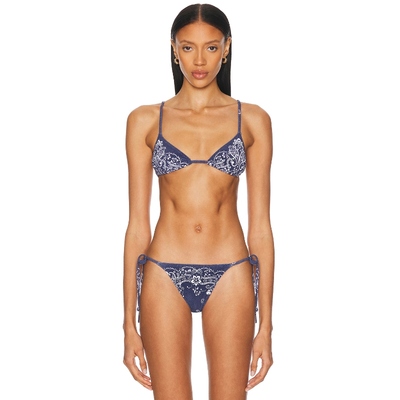 Tropic of C EQUATOR 比基尼文胸上装 藏青色REVOLVE小众新款