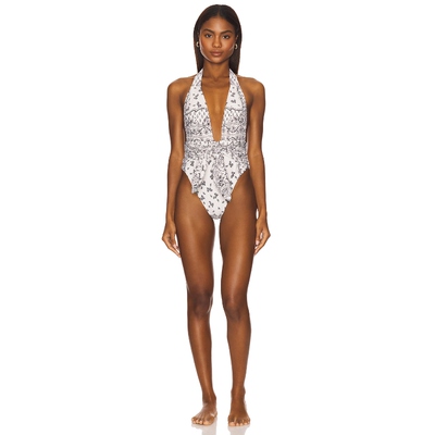Montce Swim Tropez Tie-Up One Piece 象牙白 y2k辣妹风REVOLVE