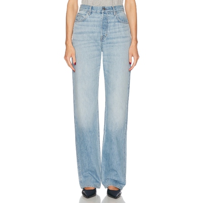 [春季新品]AGOLDE Low Curve白色低腰宽松牛仔长裤REVOLVE