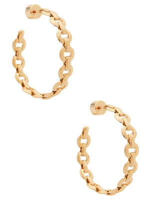 Jennifer Fisher Link Baby Hoop Earrings revolve小众新款