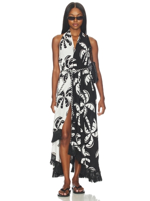 FARM Rio GRAPHIC PALMS 裙子 revolve小众新款