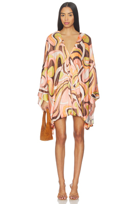 Alexis 裙子 珊瑚色、棕色revolve小众新款