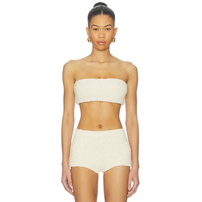 SIR. TROPICANA 上装 奶油色REVOLVE小众新款