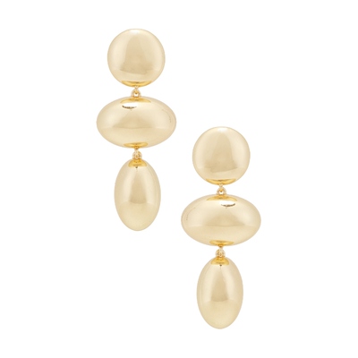 BaubleBar THREE STATION 垂褶耳饰REVOLVE小众新款