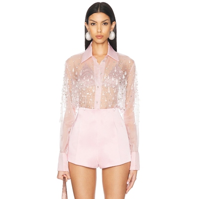 [春季新品]retrofete AUBRIELLA 衬衫 粉色REVOLVE小众