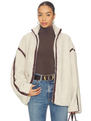 SNDYS TATUM TEDDY CONTRAST 夹克 revolve小众新款