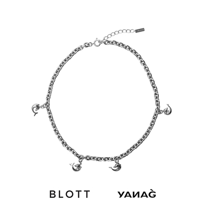 blott海豚吊坠男女同款