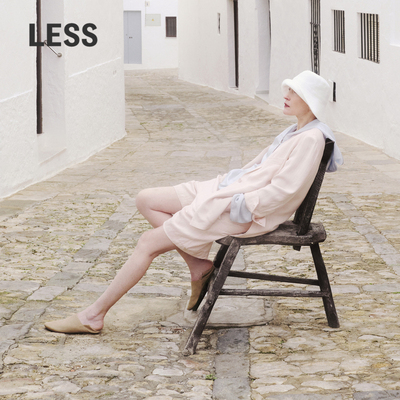 【精工系列】LESS夏季宽松直筒短裤女松紧腰休闲西装裤2O4E13440