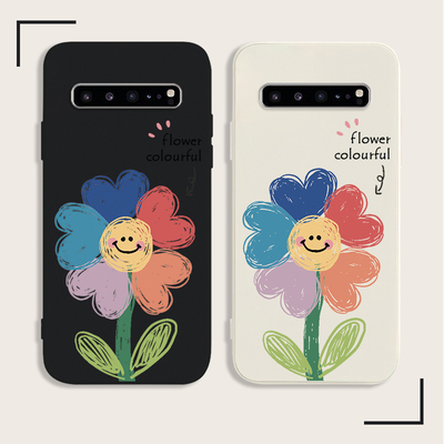 适用三星GalaxyS105G手机壳s10/s10plus/s10e保护套s9/s9+手绘太阳花s8/s8+硅胶软壳三星s20/s20+/s20ultra潮