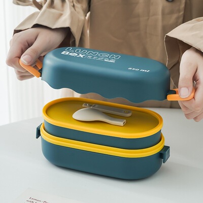 Kids School Office Portable Bento Box Lunch Bag Lunch Box