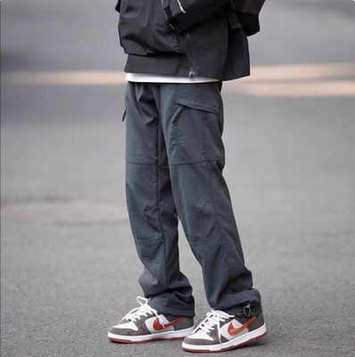 Tim Peake潮流机能户外速干工装裤男抽绳宽松直筒冲锋休闲裤579