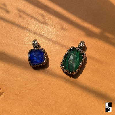 GEROCHRIST方形宝石古典吊坠