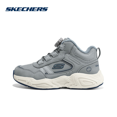 SKECHERS(斯凯奇)2026冬男童冬靴 405394L-GRY