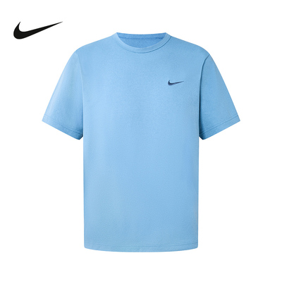 NIKE耐克男T恤26春新款背标大勾印花透气圆领短袖上衣IF2198-486