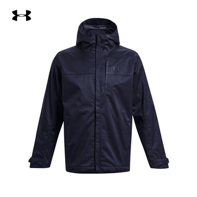 UA安德玛外套男2024秋冬Porter男子3合1登山运动夹克1300663-411