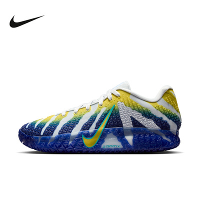 Nike耐克男鞋Ja 3莫兰特3代白蓝黄低帮实战抗扭篮球鞋HF2794-004