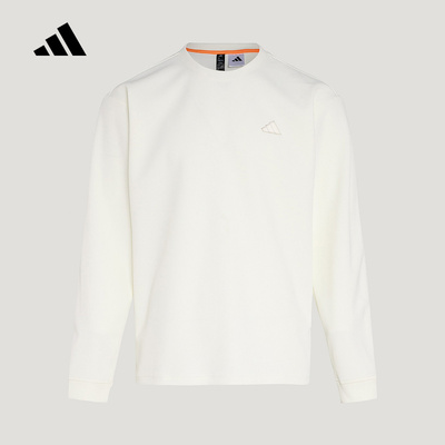 adidas阿迪达斯宽松套头衫2026春TH WAFFLE CREW男休闲卫衣KR2541