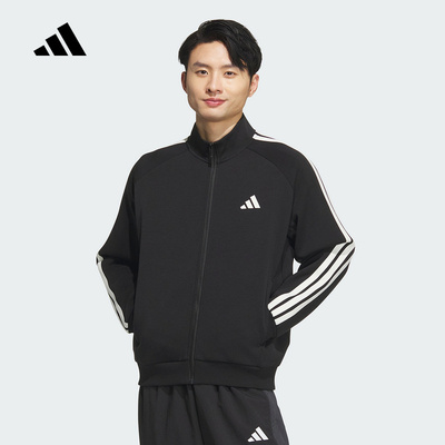 adidas阿迪达斯秋季新款男针织健身运动休闲宽松夹克外套 KC2884