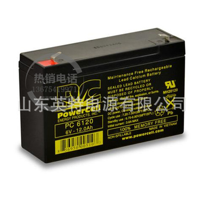 英国POWERCELL6V12AH蓄电