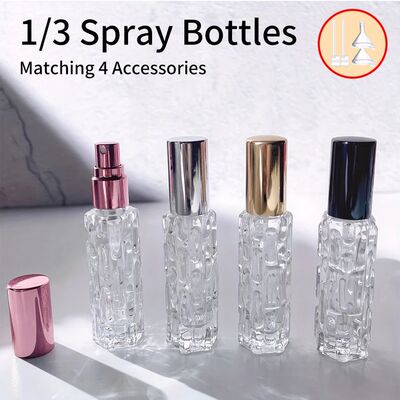 1/3pcs+4 accessories 10ml travel mini perfume atomizer conta