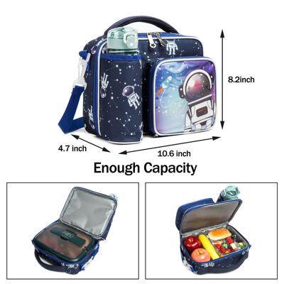 Lunch Bag Kids Insulated Lunch Tote Bag for Boys and Girls w