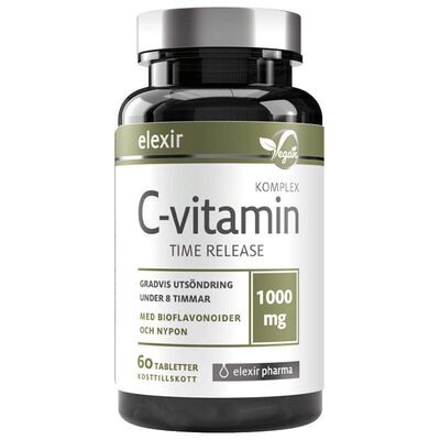 Elexir Pharma天然缓释VC原装瑞典进口正品