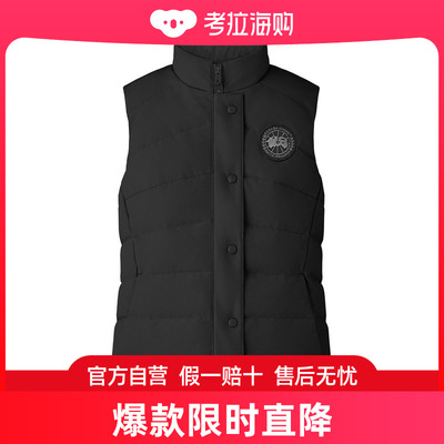 Canada Goose 黑色徽标马甲式羽绒服 2836LB61