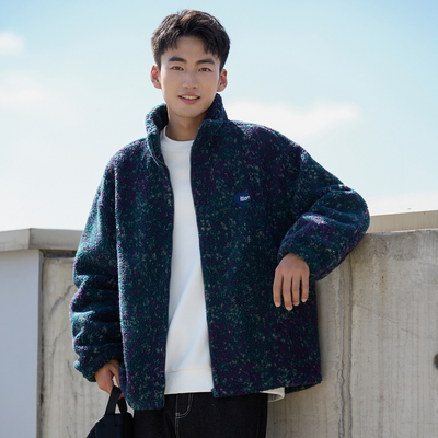 唐狮秋冬季加厚外套短款立领情侣