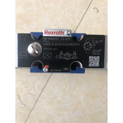 力士乐Rexroth比例阀R900949757 4WRAE10W1-60-22/G24N9K31/F1V