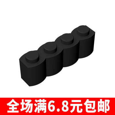 MOC 30137 小颗粒益智拼插积木散件拼装积木零配件 1x4栅栏砖